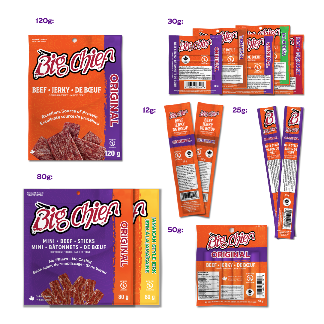 Ultimate Road Trip Box Refills (No box included) – Big Chief Meat Snacks