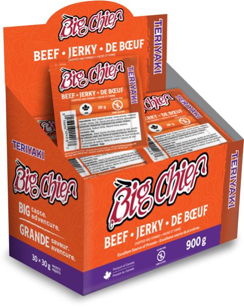 30g Teriyaki Beef Jerky – Big Chief Meat Snacks