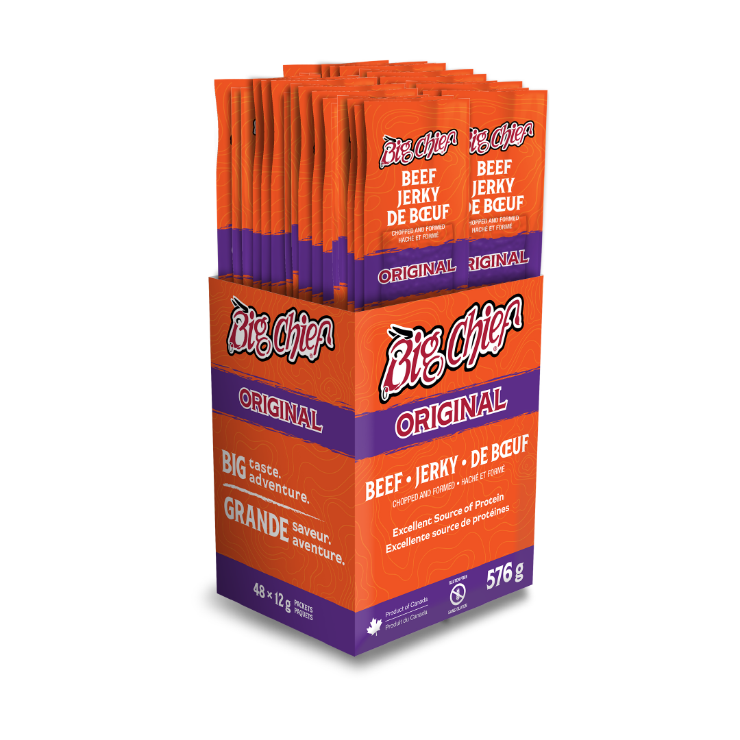 12g Original Beef Jerky – Big Chief Meat Snacks